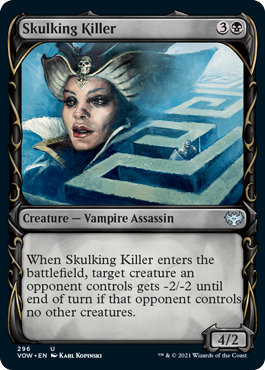 Skulking Killer (Variant) MtG Art from Innistrad: Crimson Vow Set by ...