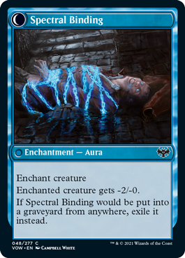 Spectral Binding MtG Art from Innistrad: Crimson Vow Set by Campbell ...