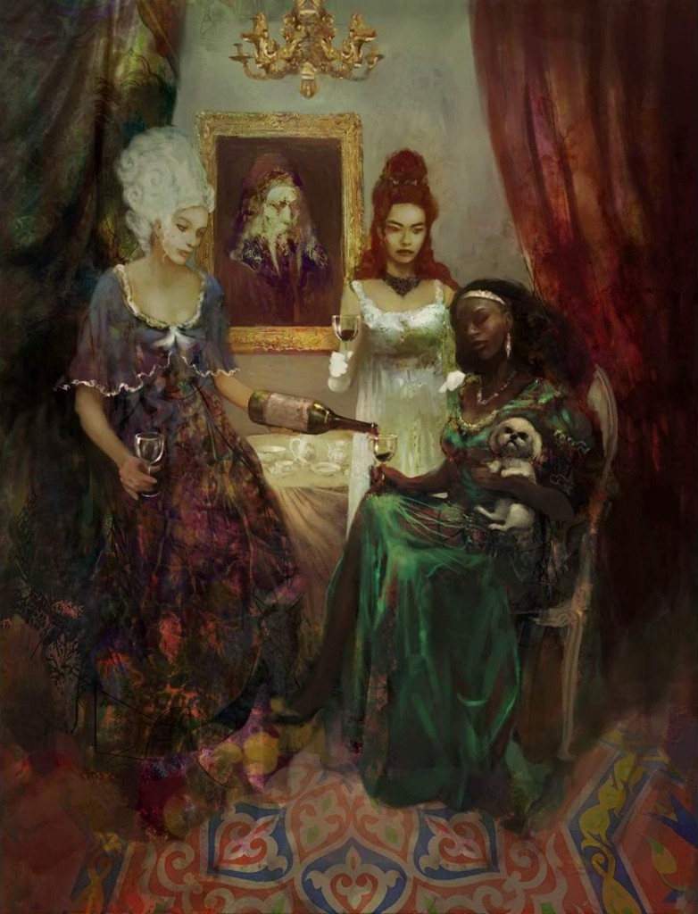 The Three Weird Sisters MtG Art from Innistrad: Crimson Vow Set by Nils ...