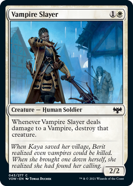 Vampire Slayer MtG Art from Innistrad: Crimson Vow Set by Tomas Duchek ...