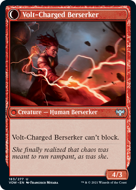 Volt-Charged Berserker MtG Art from Innistrad: Crimson Vow Set by ...