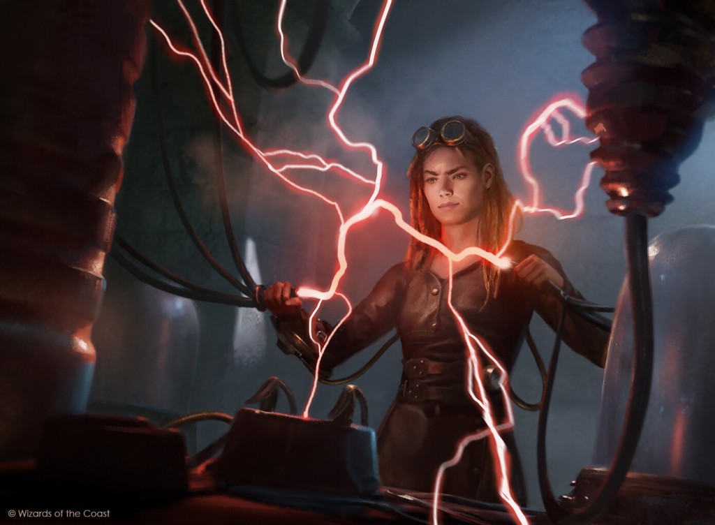 Voltaic Visionary MtG Art from Innistrad: Crimson Vow Set by Francisco ...