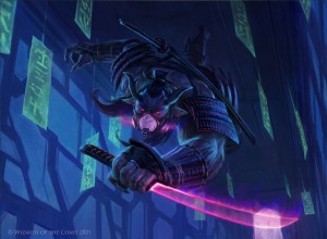 Dokuchi Shadow-Walker MtG Art from Kamigawa: Neon Dynasty Set by Manuel ...