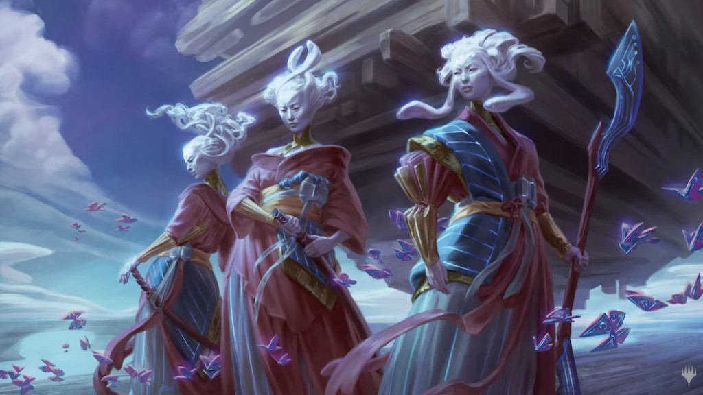 Guardians of Oboro MtG Art from Kamigawa: Neon Dynasty Set by Anna Steinbauer - Art of Magic ...
