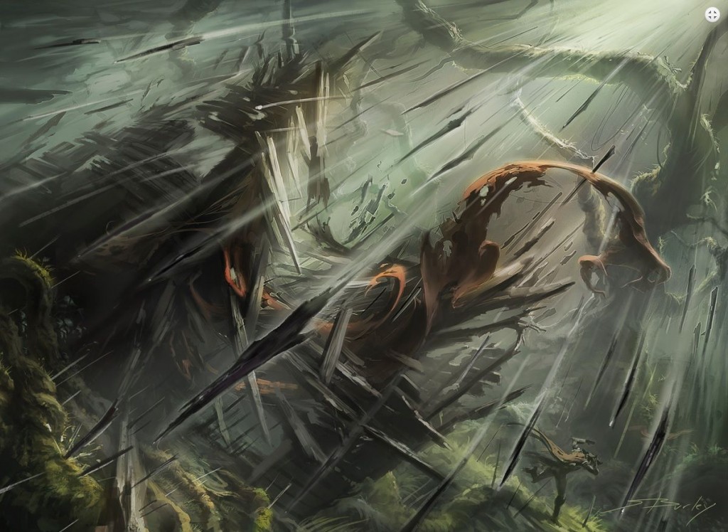 Rain of Thorns MtG Art from Avacyn Restored, Commander 2013, Commander ...