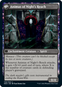 Animus of Night's Reach MtG Art from Kamigawa: Neon Dynasty Set by Tuan Duong Chu - Art of Magic ...