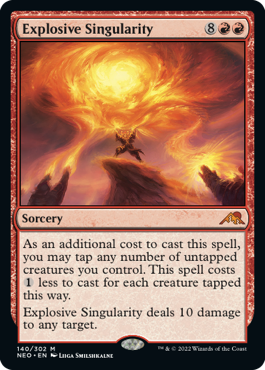 Explosive Singularity MtG Art from Kamigawa: Neon Dynasty Set by Liiga Smilshkalne - Art of ...