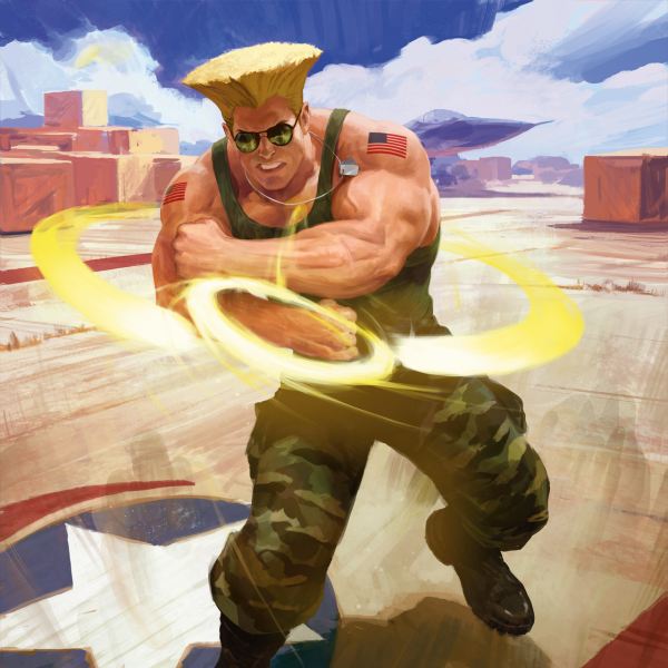 Guile, Sonic Soldier MtG Art from Secret Lair Set by Wesley Burt - Art ...