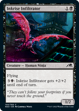 Inkrise Infiltrator MtG Art from Kamigawa: Neon Dynasty Set by Campbell ...