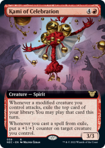 Kami of Celebration MtG Art from Kamigawa: Neon Dynasty Set by Milivoj ...