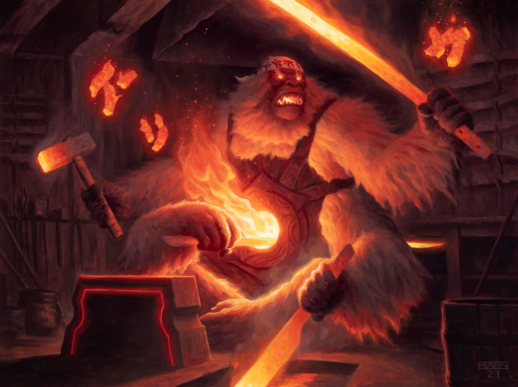 Kami of Industry MtG Art from Kamigawa: Neon Dynasty Set by Chris Rahn ...