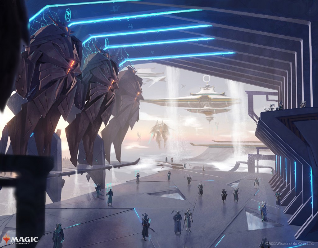 Mech Hangar MtG Art from Kamigawa: Neon Dynasty Set by Julian Kok Joon ... Mech Hangar MtG Art from Kamigawa: Neon Dynasty Set by Julian Kok Joon ...