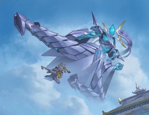 Mindlink Mech MtG Art from Kamigawa: Neon Dynasty Set by Robbie Trevino ...