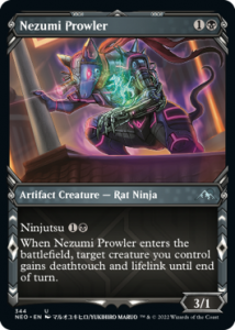 Nezumi Prowler (Variant) MtG Art from Kamigawa: Neon Dynasty Set by ...