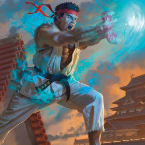 Ryu, World Warrior MtG Art from Secret Lair Set by Jason Rainville ...