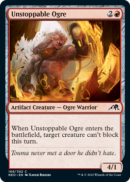 Unstoppable Ogre MtG Art from Kamigawa: Neon Dynasty Set by Xavier ...