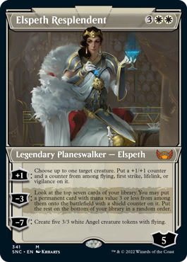 Elspeth Resplendent (Variant) MtG Art from Streets of New Capenna Set ...