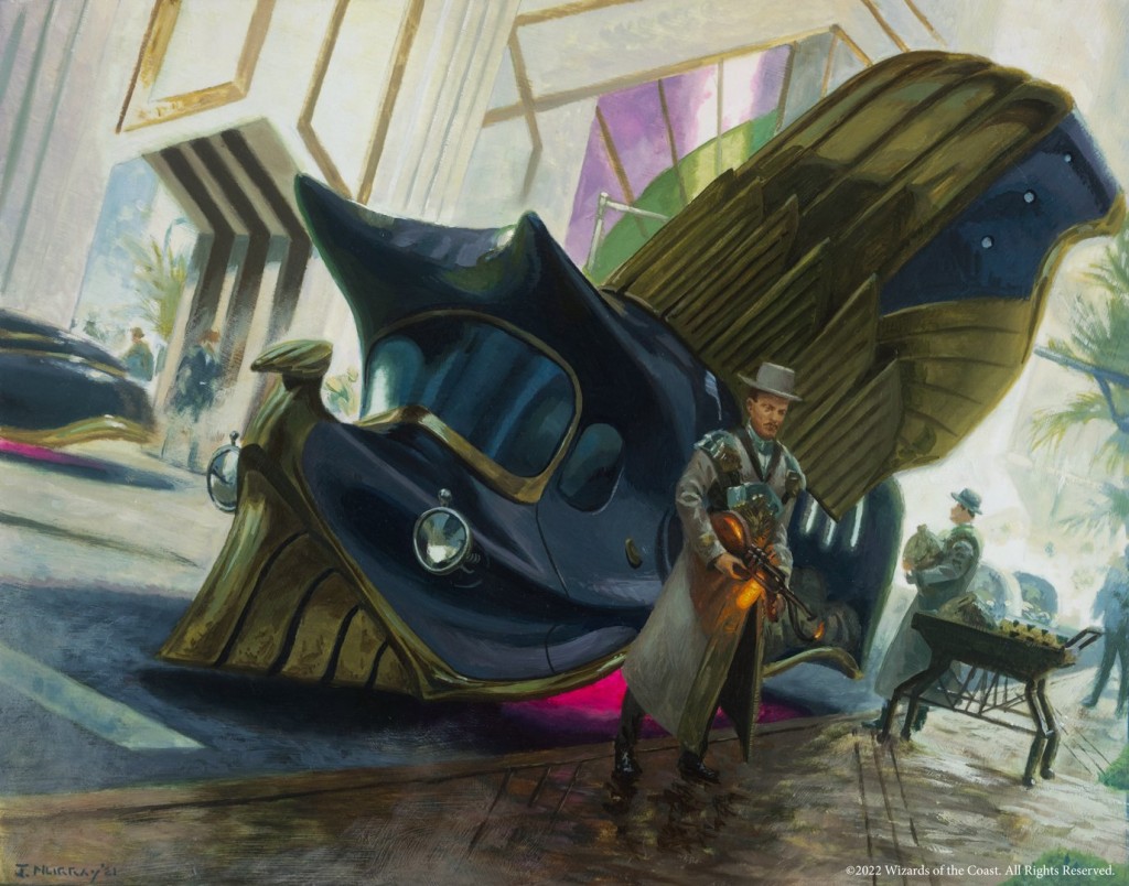 Hoard Hauler MtG Art from Streets of New Capenna Set by Jake Murray ...