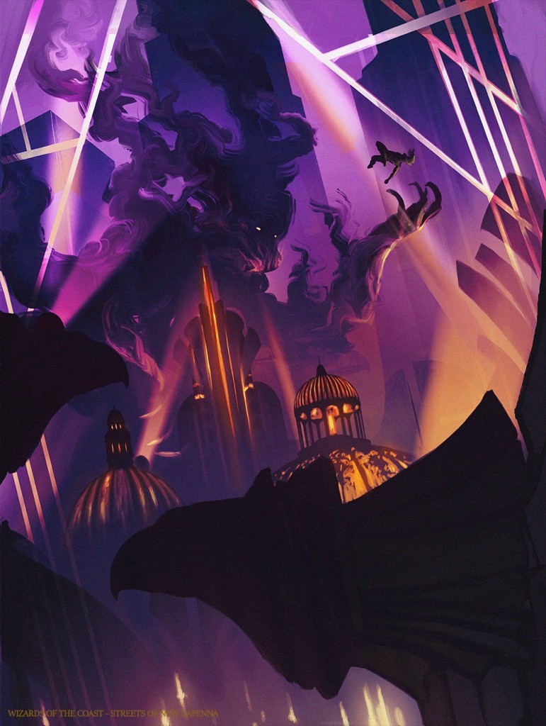 Shadow of Mortality (Variant) MtG Art from Streets of New Capenna Set ...