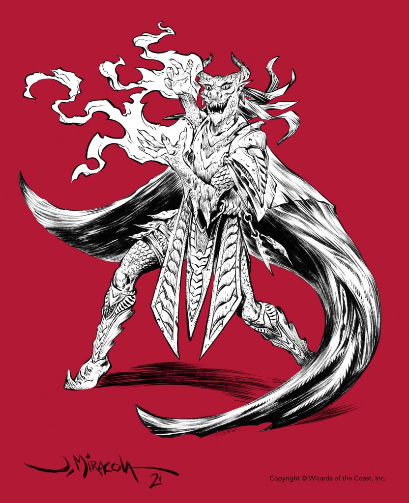 Livaan, Cultist of Tiamat (Variant) MtG Art from Commander Legends ...