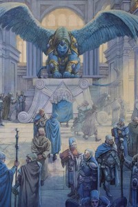 Azorius Chancery MtG Art from Double Masters 2022 Set by Carl Critchlow ...