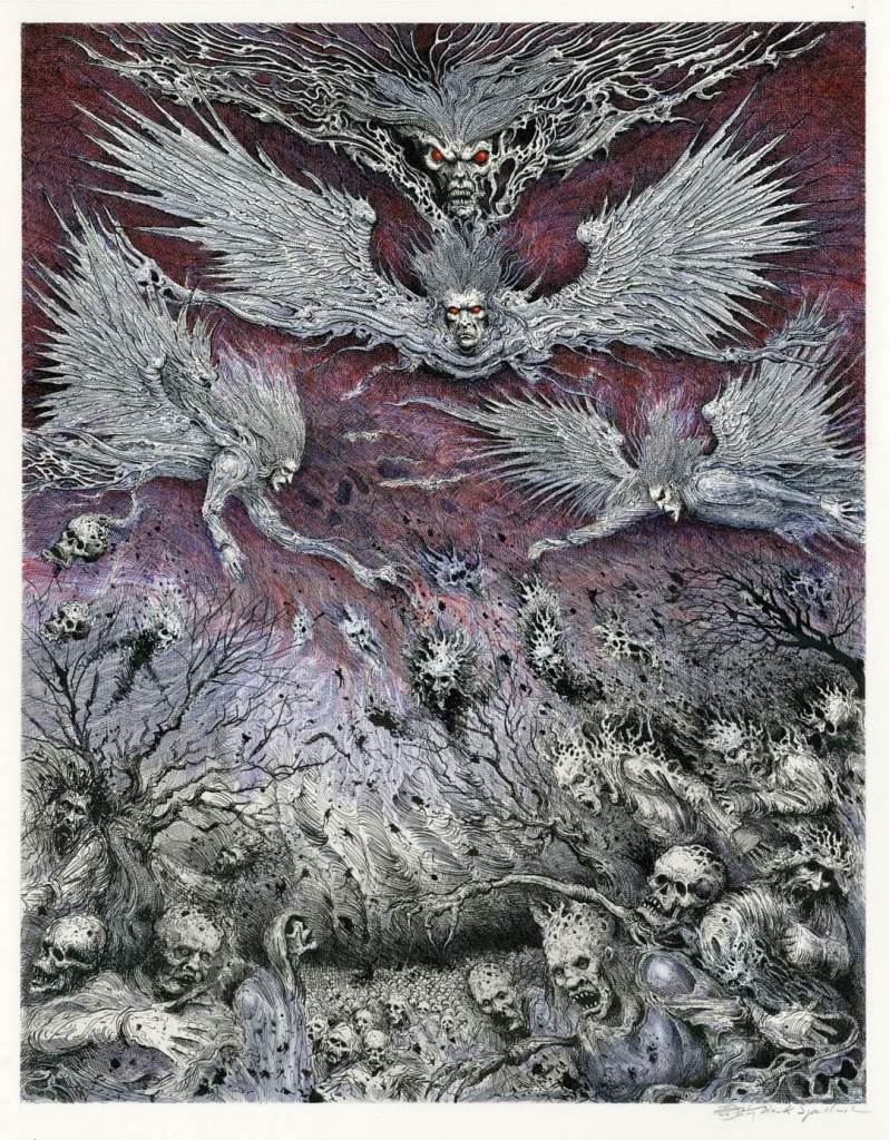 Damnation MtG Art from Double Masters 2022 Set by Ian Miller - Art of ...
