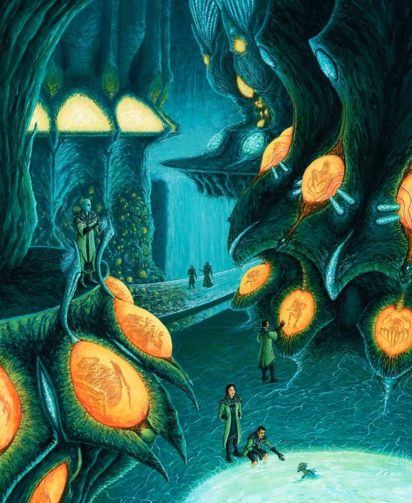 Simic Growth Chamber MtG Art from Double Masters 2022 Set by Pete ...