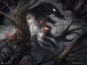 Deathbringer Liege MtG Art from Double Masters 2022 Set by Julie Dillon ...