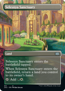 Selesnya Sanctuary (Variant) MtG Art from Double Masters 2022 Set by Ron Spears - Art of Magic ...