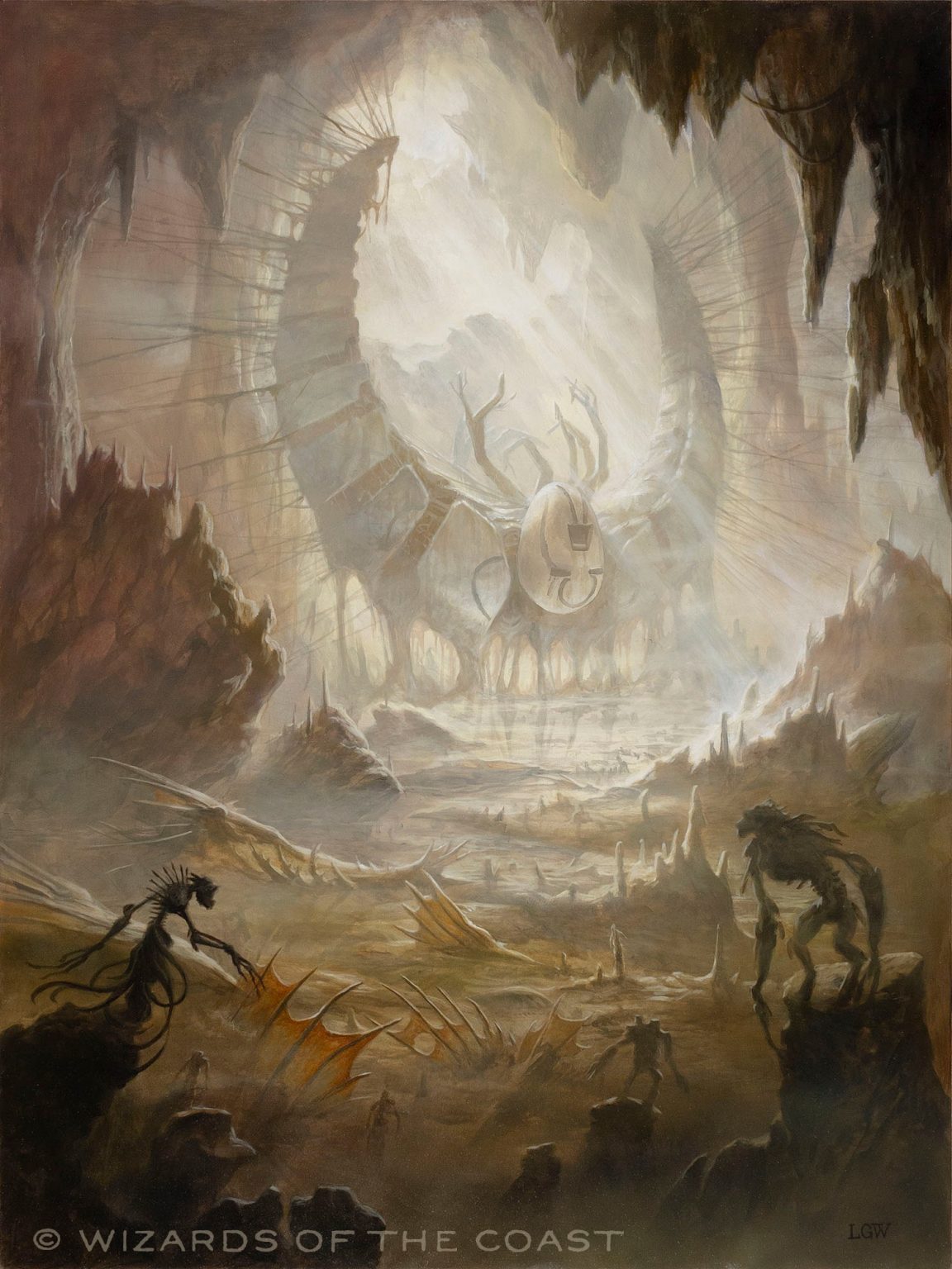 Caves of Koilos (Variant) MtG Art from Dominaria United Set by Lars Grant-West - Art of Magic ...