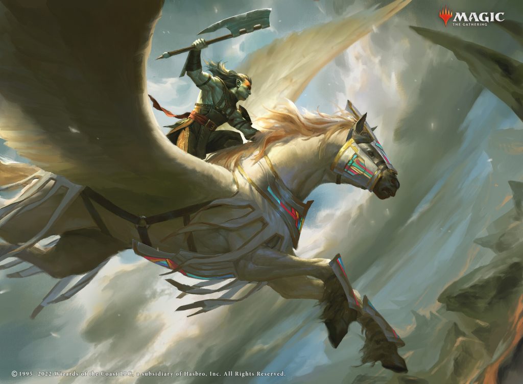 Cleaving Skyrider MtG Art from Dominaria United Set by Joshua Raphael ...
