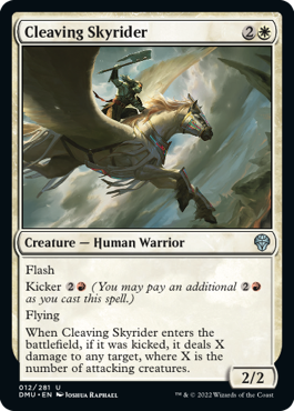 Cleaving Skyrider MtG Art from Dominaria United Set by Joshua Raphael ...