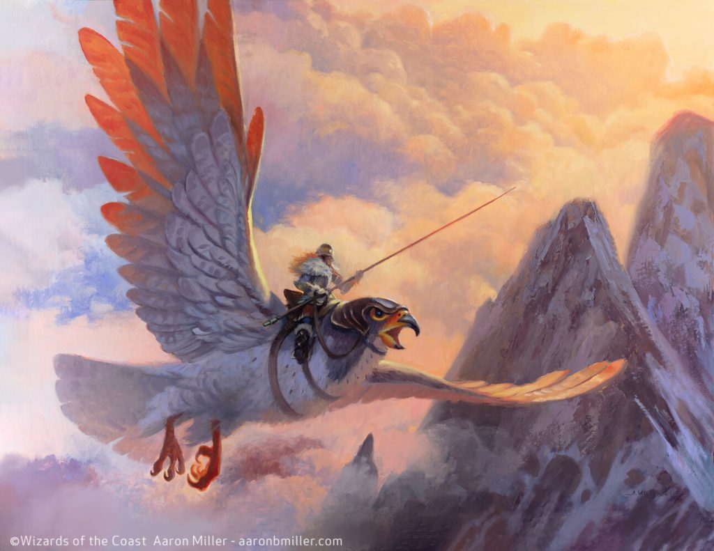 Coalition Skyknight MtG Art from Dominaria United Set by Aaron Miller ...