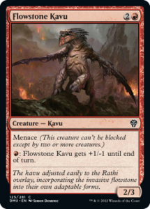 Flowstone Kavu MtG Art from Dominaria United Set by Simon Dominic - Art ...