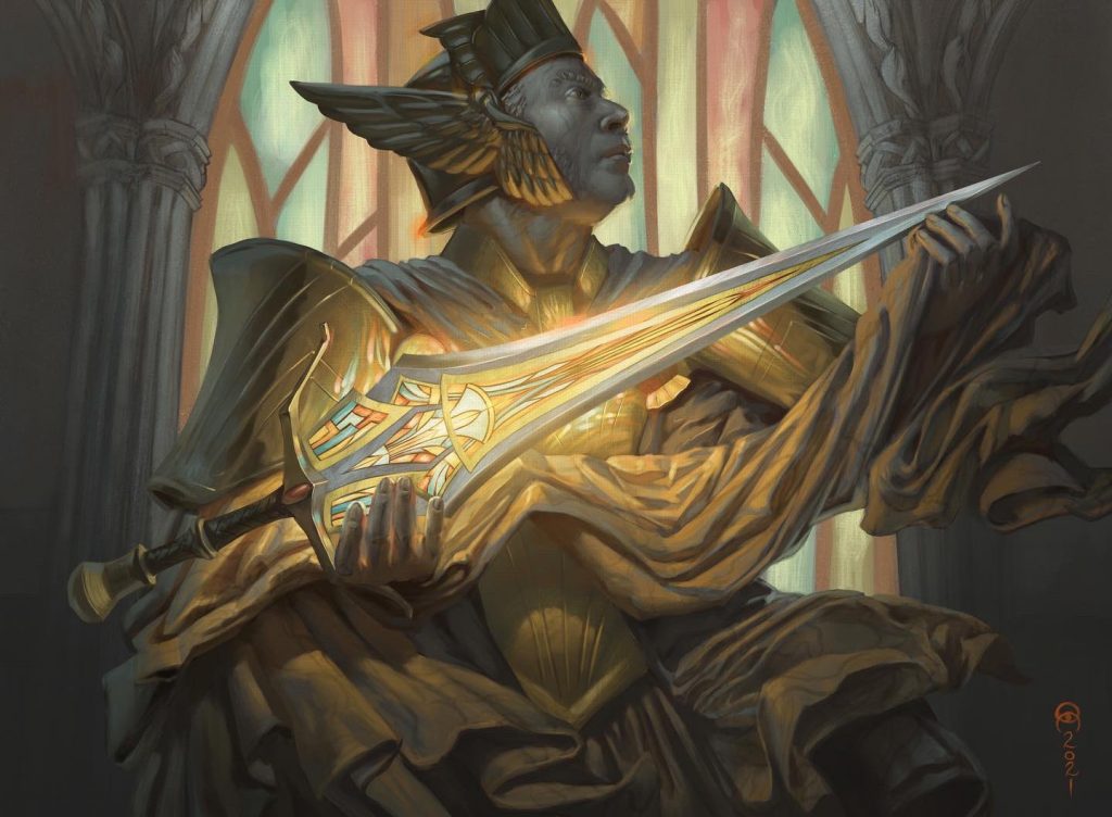 Hero's Heirloom MtG Art from Dominaria United Set by Ovidio Cartagena ...
