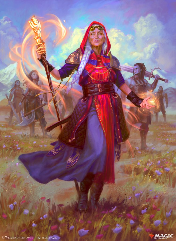 Jaya, Fiery Negotiator MtG Art from Dominaria United Set by Marta Nael ...