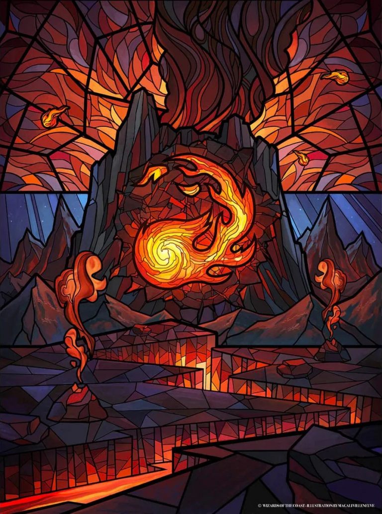 Mountain (Variant) MtG Art from Dominaria United Set by Magali ...