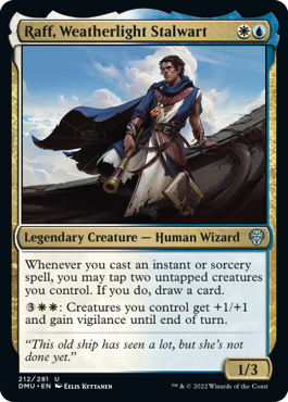 Raff, Weatherlight Stalwart MtG Art from Dominaria United Set by Eelis ...