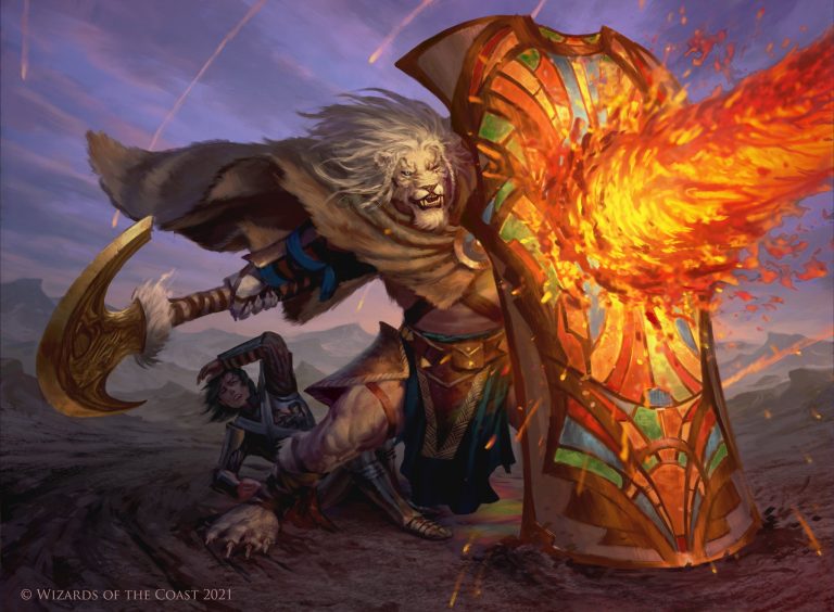 Take Up the Shield MtG Art from Dominaria United Set by Manuel Castañón ...