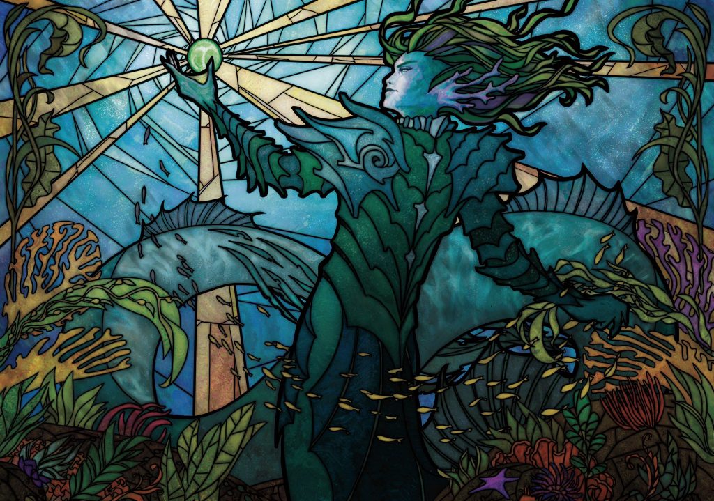 Tatyova, Steward of Tides (Variant) MtG Art from Dominaria United Set ...