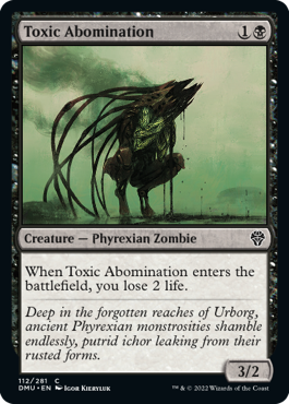 Toxic Abomination MtG Art from Dominaria United Set by Igor Kieryluk ...