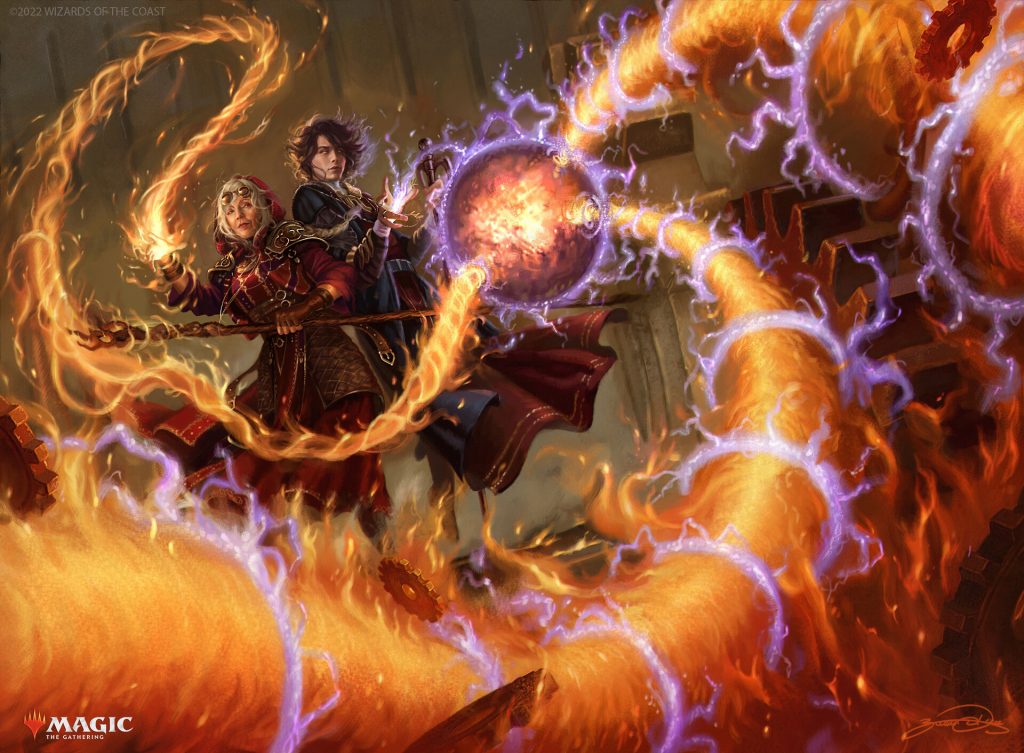 Twinferno MtG Art from Dominaria United Set by Justyna Gil - Art of ...