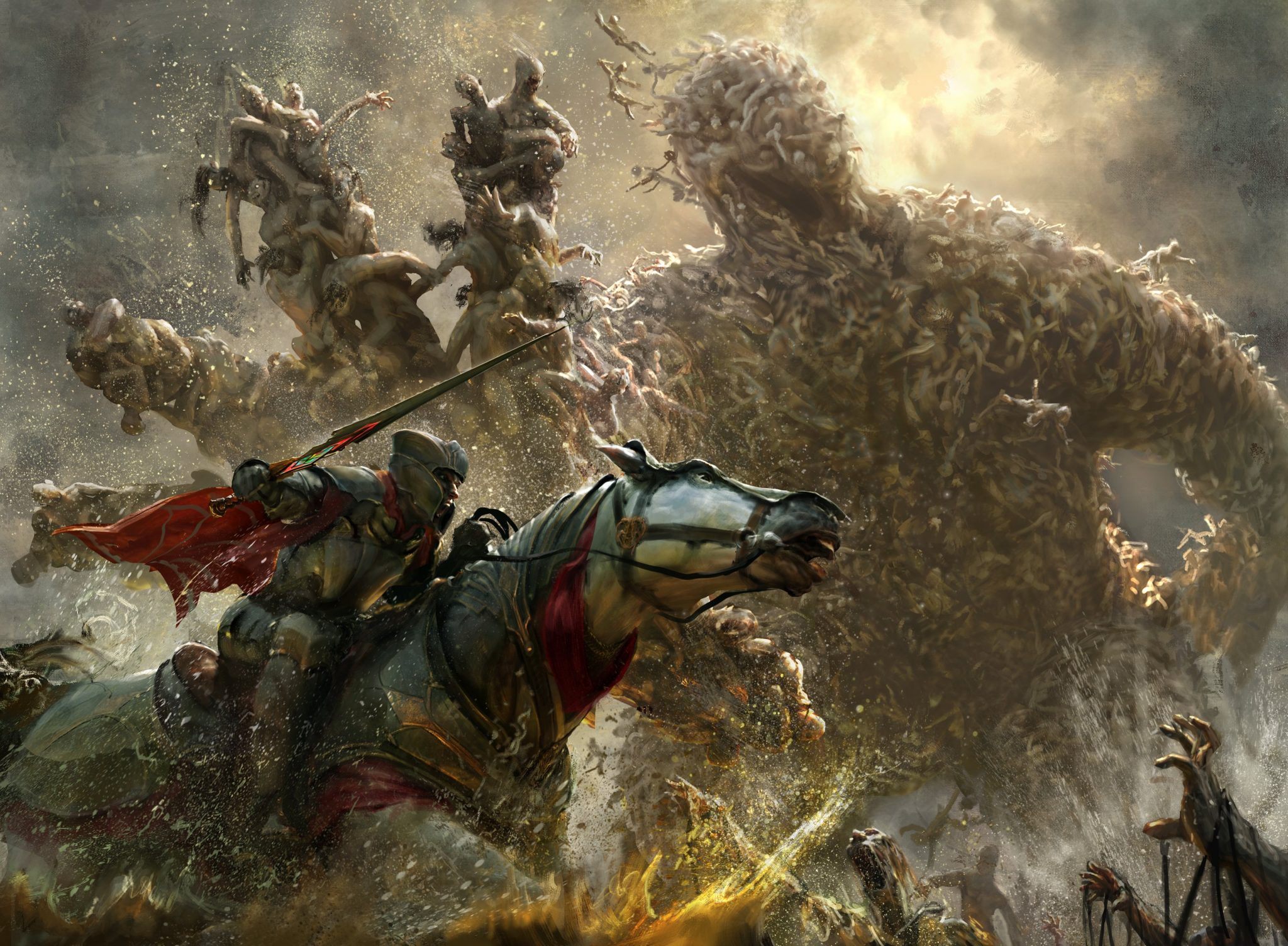 Writhing Necromass MtG Art from Dominaria United Set by Campbell White ...