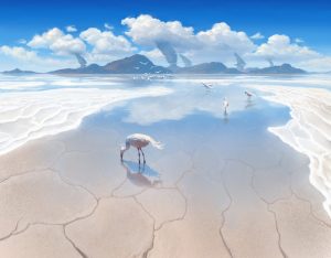 Adarkar Wastes MtG Art from Dominaria United Set by Piotr Dura - Art of ...