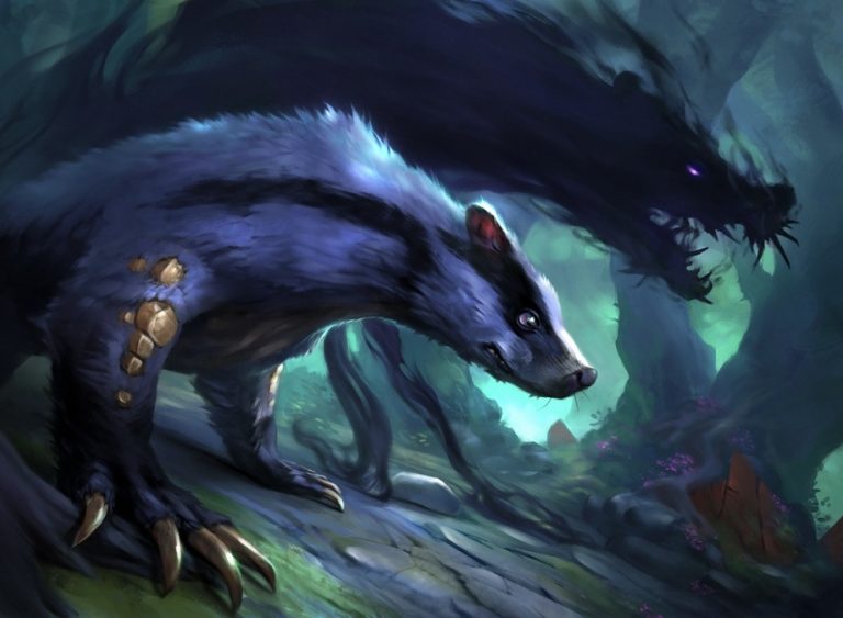Bog Badger MtG Art from Dominaria United Set by Sam Burley - Art of ...
