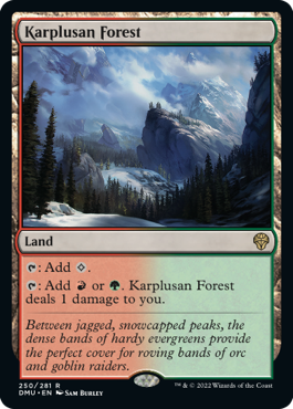Karplusan Forest MtG Art from Dominaria United Set by Sam Burley - Art ...