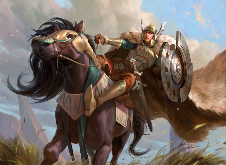 Knight of Dawn's Light MtG Art from Dominaria United Set by Billy ...