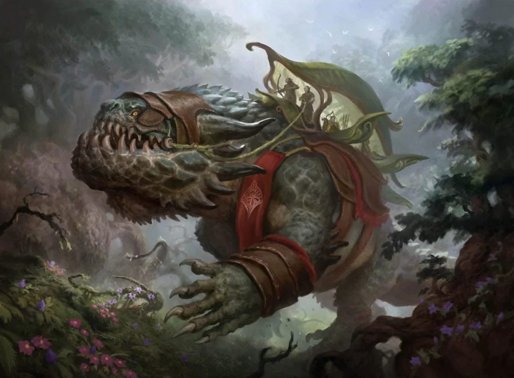 Linebreaker Baloth MtG Art from Dominaria United Set by Brent Hollowell ...