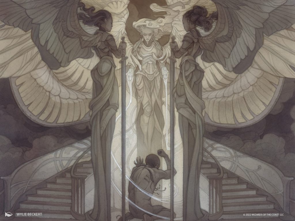 Prayer of Binding MtG Art from Dominaria United Set by Wylie Beckert ...