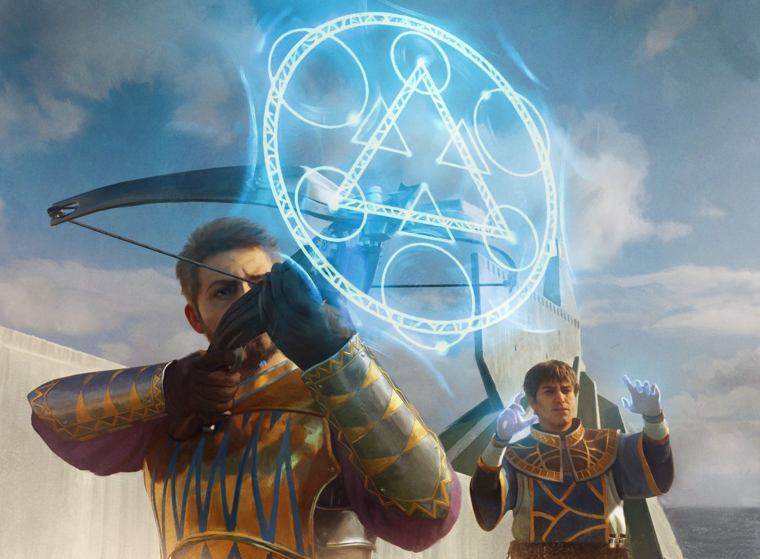 Runic Shot MtG Art from Dominaria United Set by Cristi Balanescu - Art of Magic: the Gathering